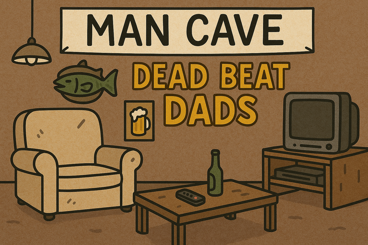 Dead Beat Dads Man Cave
